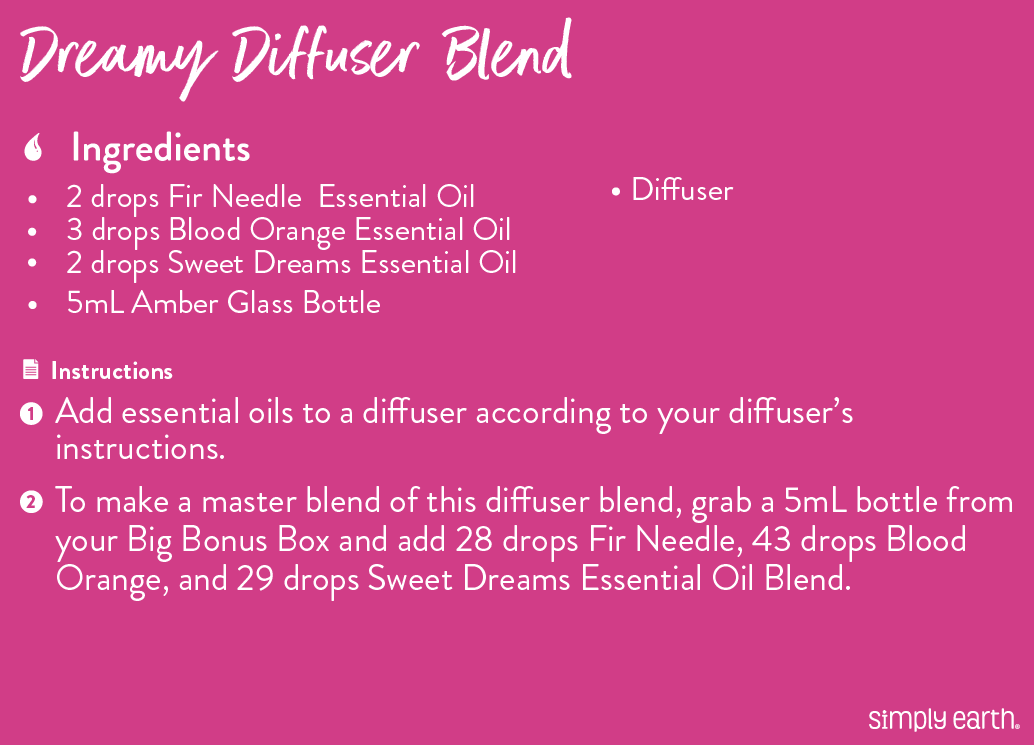 Simply EarthShop | Recipes | Dreamy Diffuser Blend Recipe