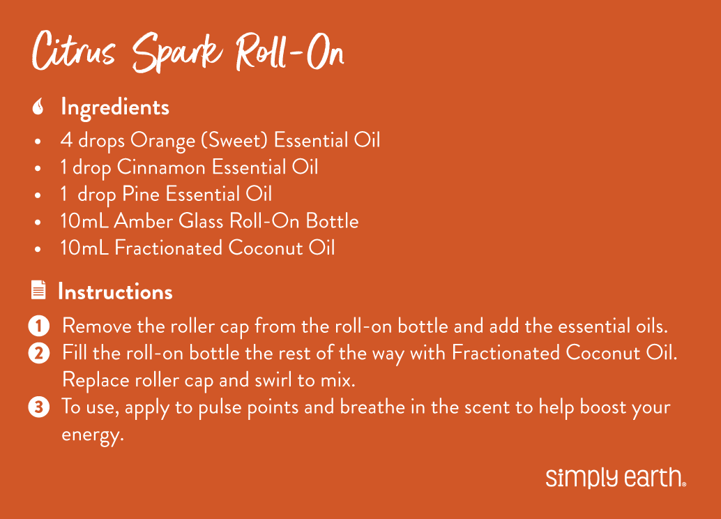 Simply EarthShop | Recipes | Citrus Spark Roll On Recipe