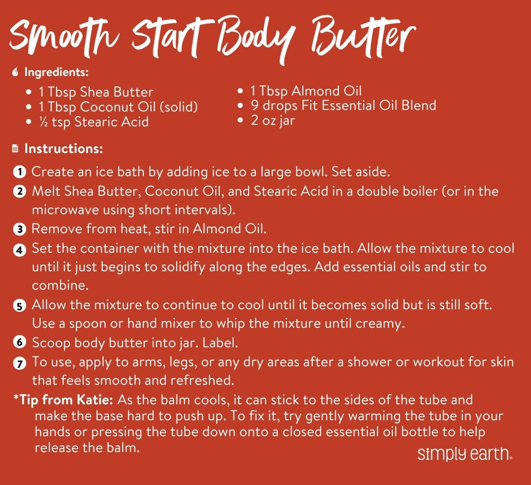 Simply EarthShop | Recipes | Smooth Start Body Butter Recipe